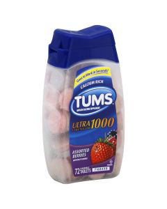 TUMS Ultra Strength Chewable Antacid Tablets for Heartburn Relief ...
