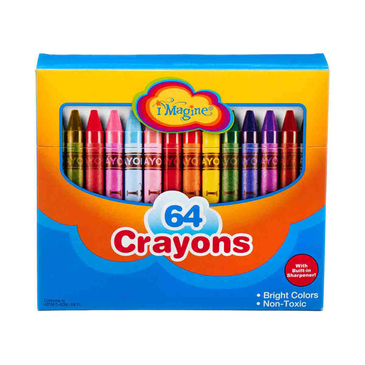 Imagine Crayons, 64 Count | Hamilton Place