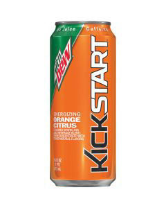 Mountain Dew Kickstart Orange Citrus Energizing Drink, 16 fl oz