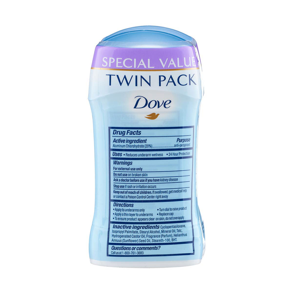 Dove Women Invisible Solid Fresh Anti-Perspirant Deodorant, Pack of 2