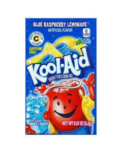 Kool-Aid Unsweetened Blue Raspberry Lemonade Drink Mix, 0.22 oz