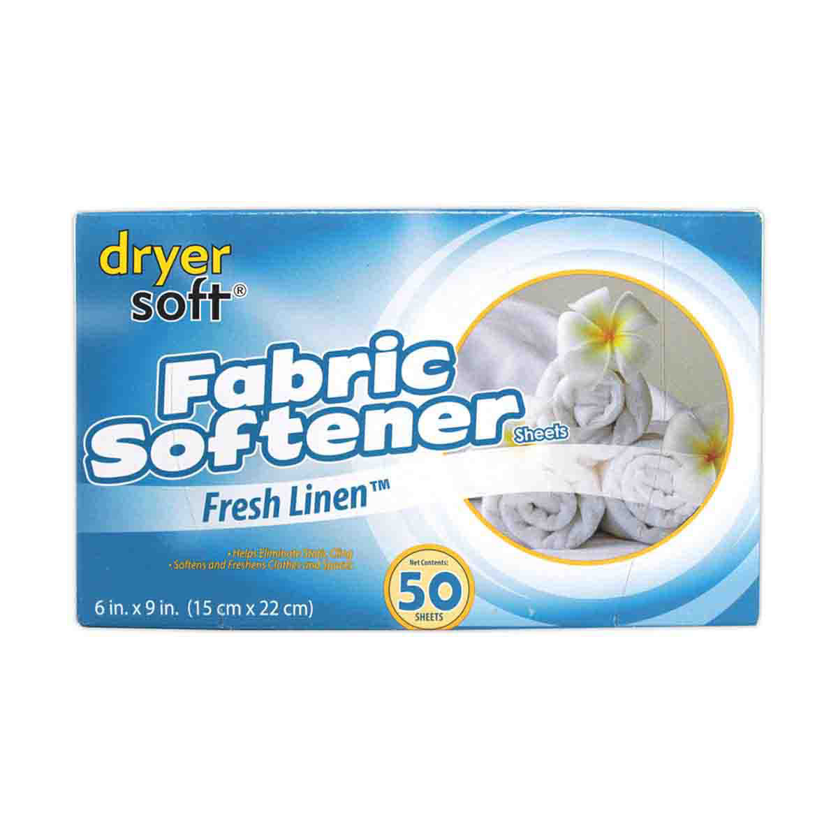 Dryer Soft Fabric Softener Sheets, Fresh Linen