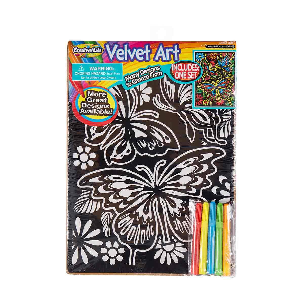 Creative Kids Velvet Art Coloring Activity Set