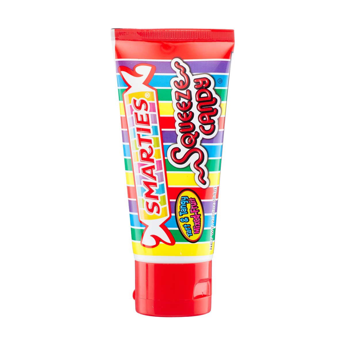 Smarties Tart & Tangy Mixed-Fruit Squeeze Candy, 2.25 oz.