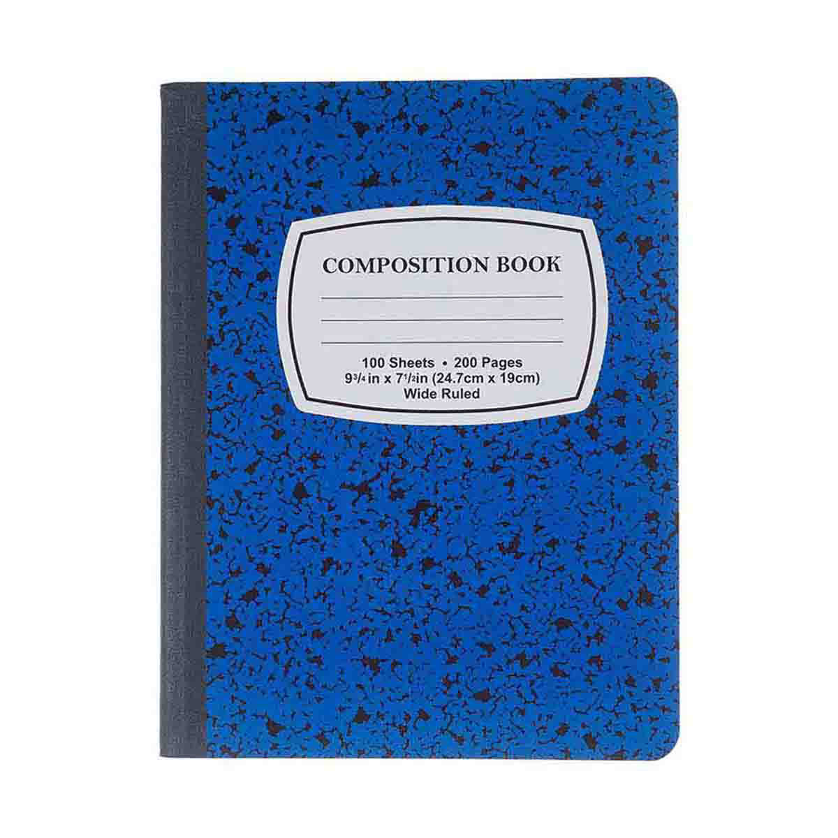 Wide Ruled Composition Notebook 100 Sheets