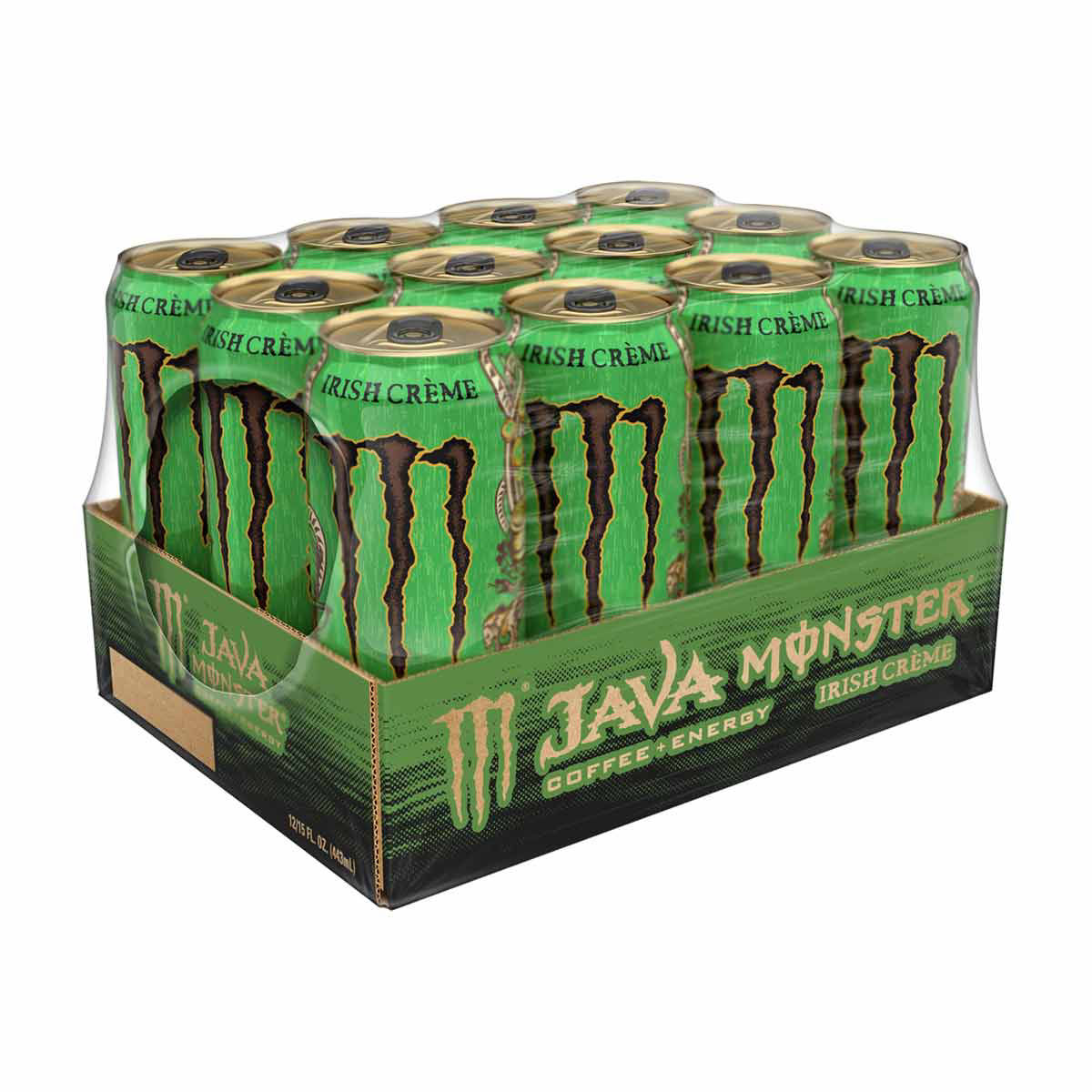 Monster Java Irish Crème Coffee Energy Drink, 15 oz cans, 12 pk