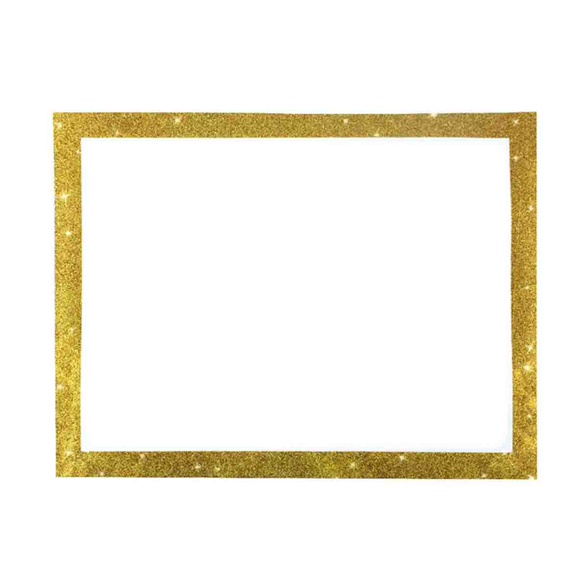 ArtSkills 18" x 14" White Poster Board with Gold Glitter Frame