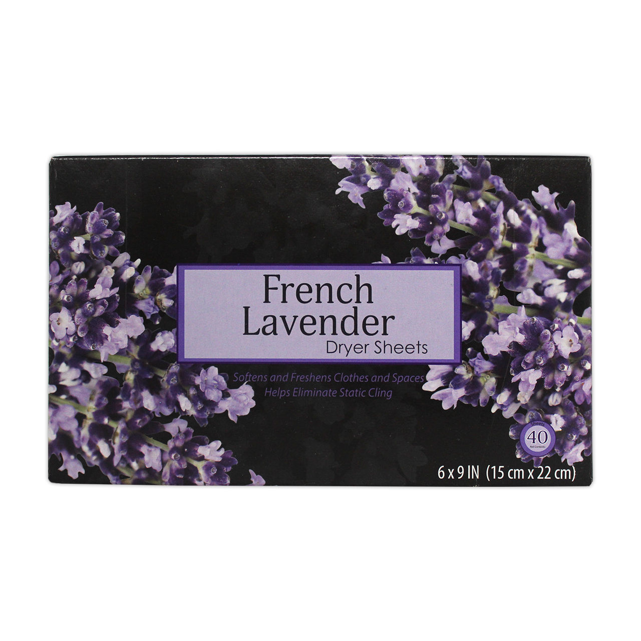 Dryer Soft Fabric Softener Sheets, French Lavender