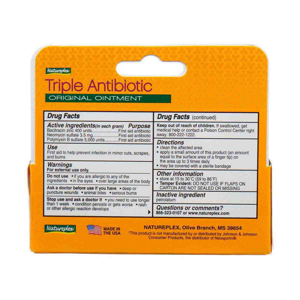 Natureplex Triple Antibiotic Ointment, 0.33 oz.