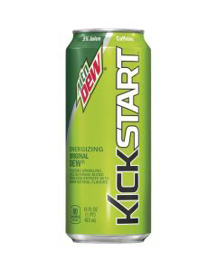 Mtn Dew Kickstart Energizing Drink - Original Dew, 16 fl oz