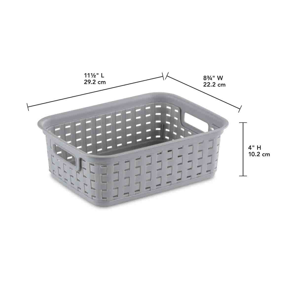 Sterilite Small Weave Basket