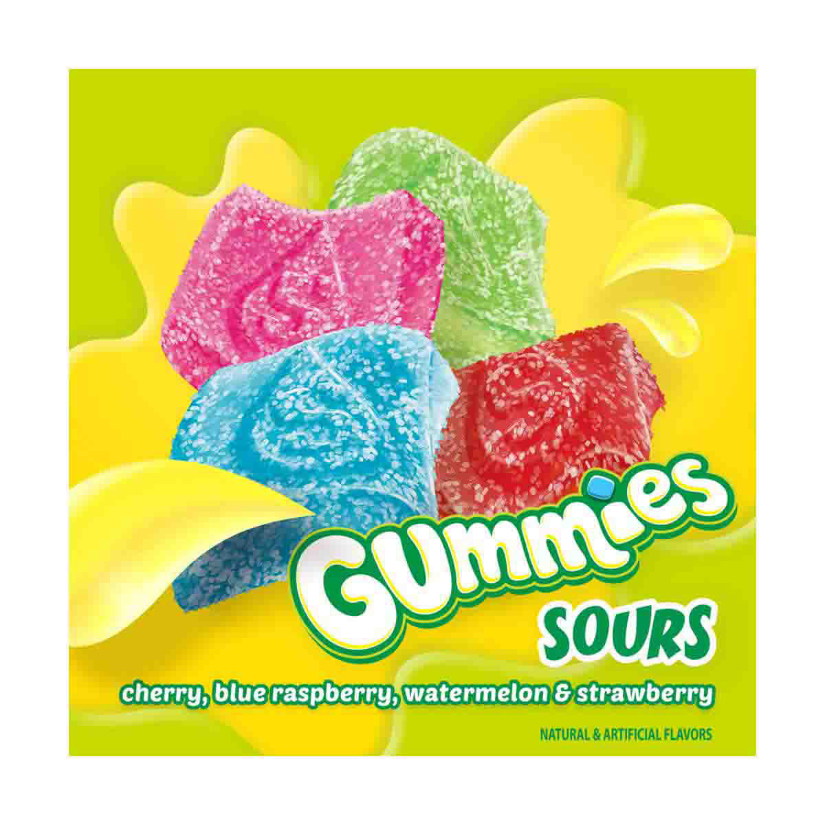 Starburst Sour Gummies Candy Resealable Bag, 8 oz.