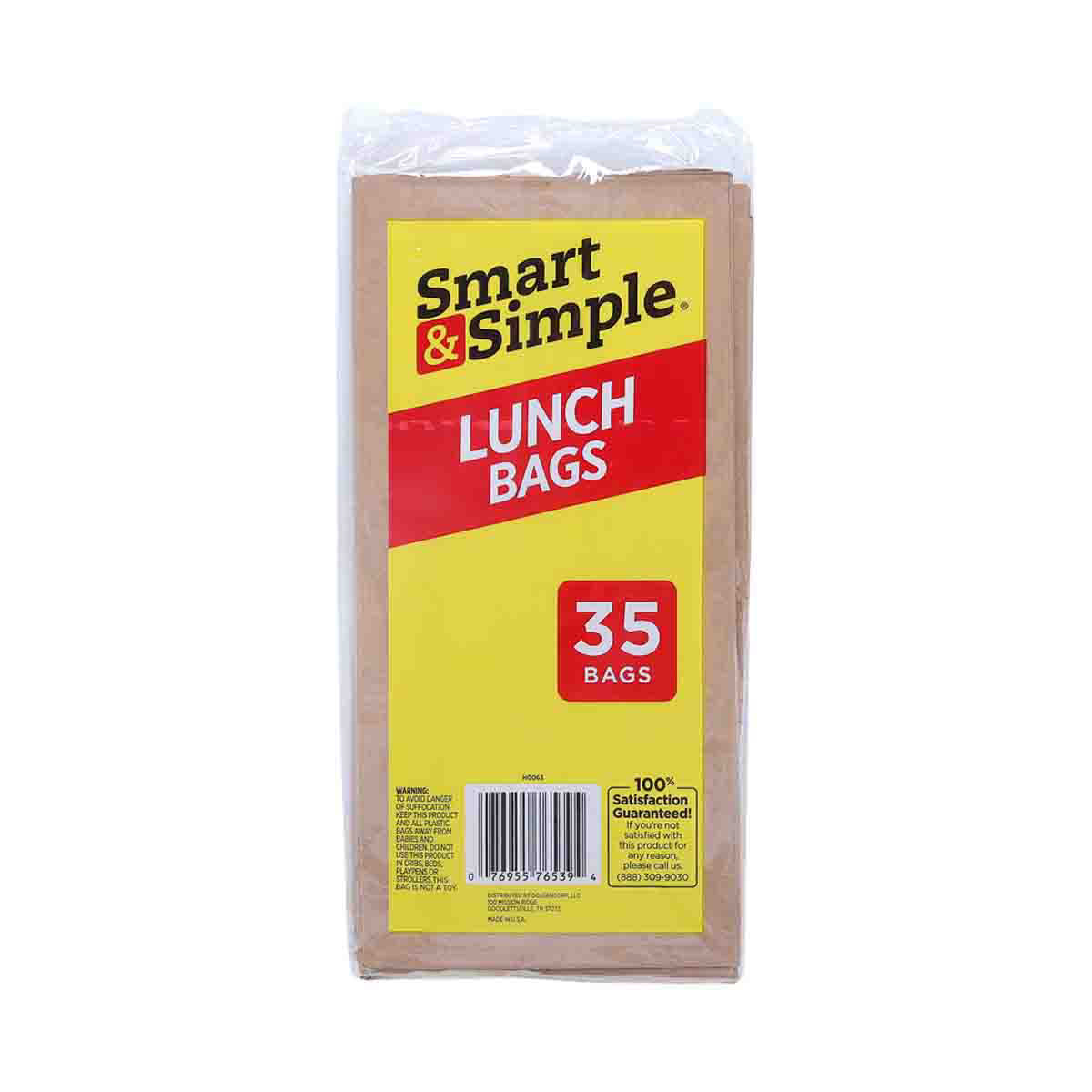 Brown Lunch Sacks, 35 Count