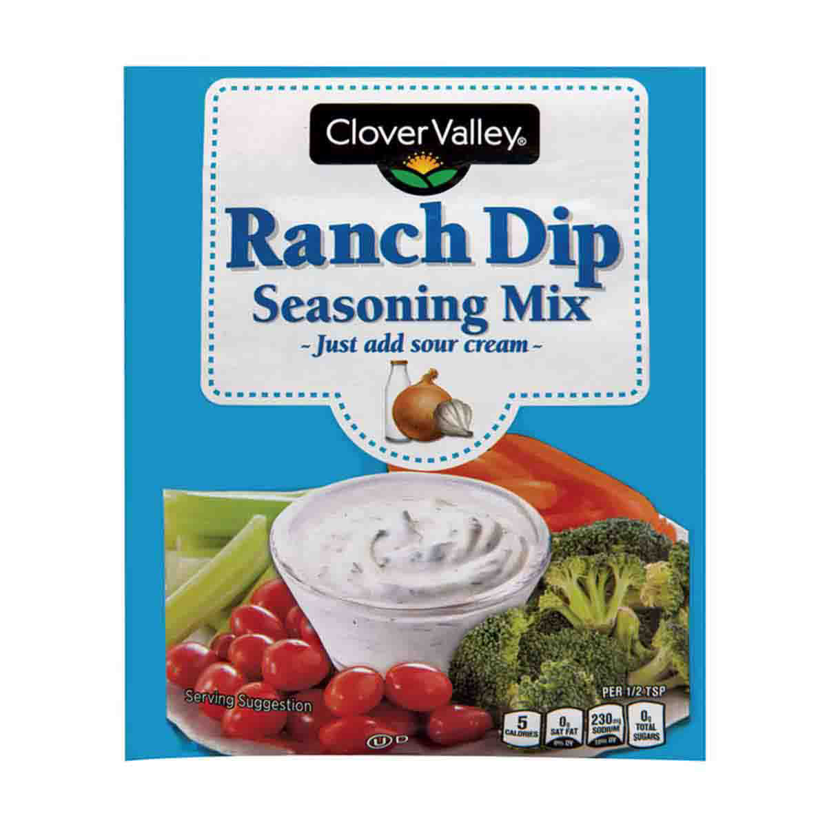 Clover Valley Ranch Dip Seasoning Mix, 1 oz