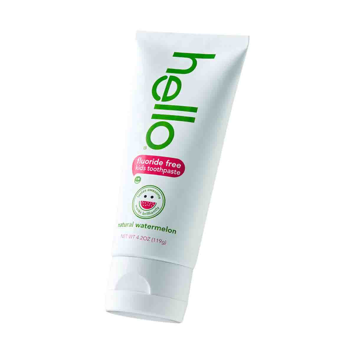 hello Kids Fluoride Free Natural Watermelon Flavor Toothpaste, Vegan ...