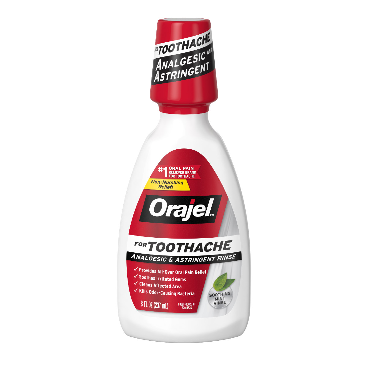 Orajel Toothache Mouth Rinse, 8 fl oz | Hamilton Place