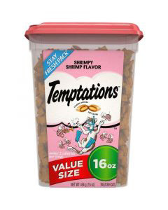 Temptations Shrimpy Shrimp Flavor Cat Treats, 16 oz