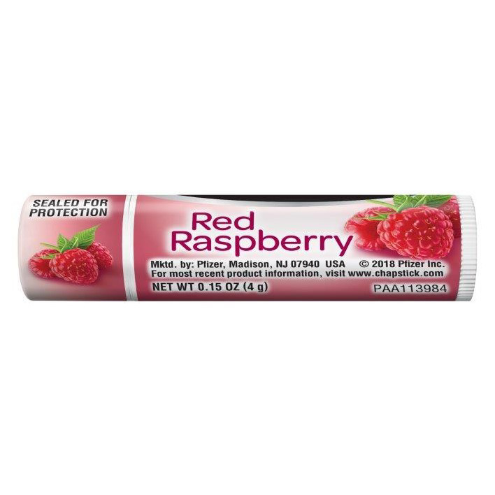 ChapStick Classic Red Raspberry Flavor Skin Protectant Flavored Lip ...