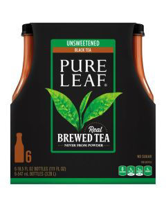 Pure Leaf Unsweetened Iced Tea, 6 Pack, 16.9 oz