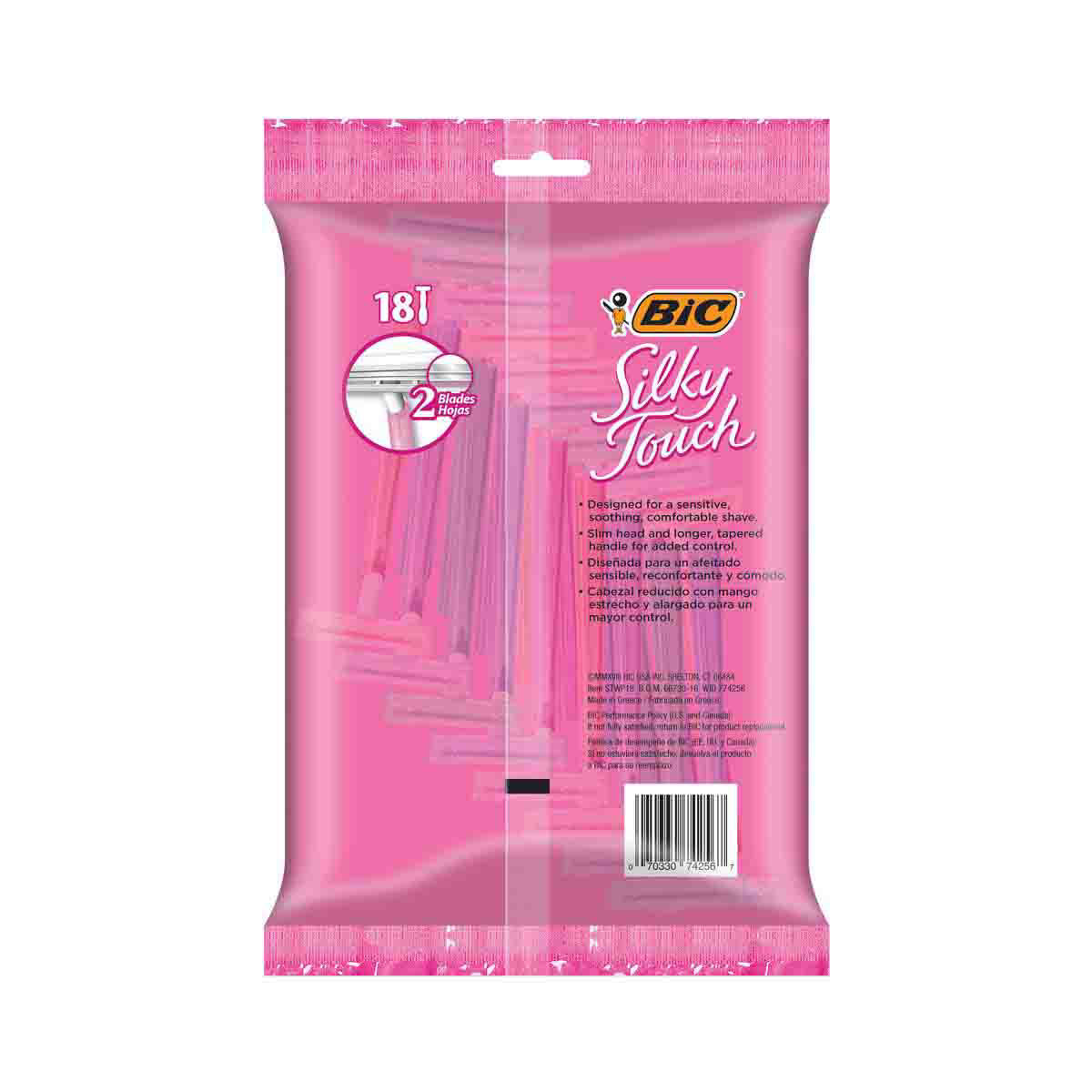 BIC Silky Touch Women's Disposable Razors, 18 Pack