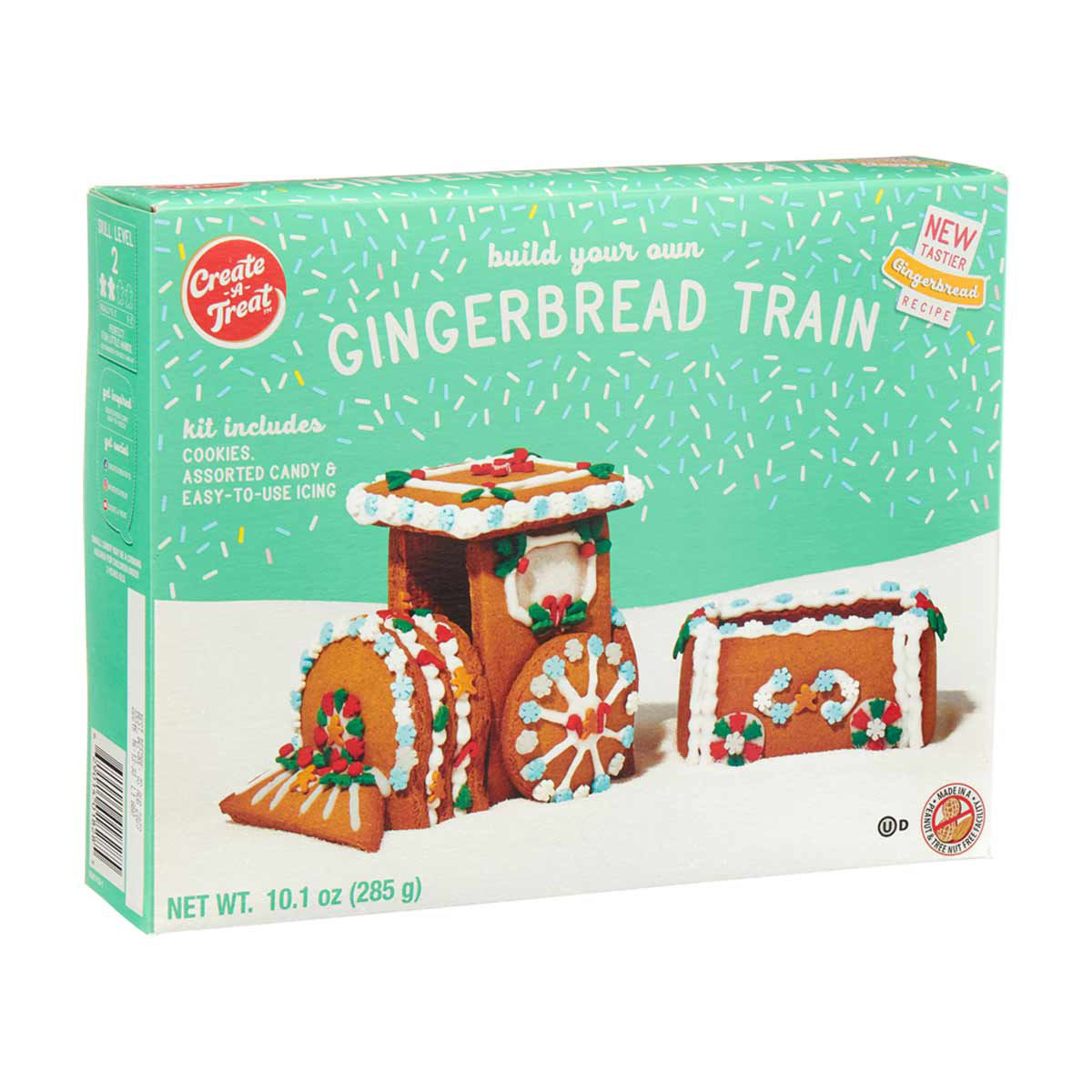Create A Treat Gingerbread Train Holiday Cookie Kit, 10.1 oz