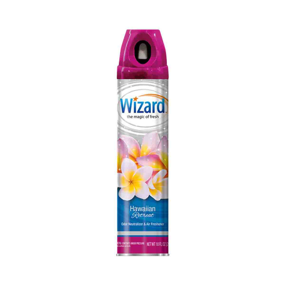 Wizard Air Freshener Spray, Hawaiian Retreat, 10 oz.