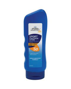 Studio Selection SPF 50 Sport Sunscreen Lotion, 8 fl. oz.