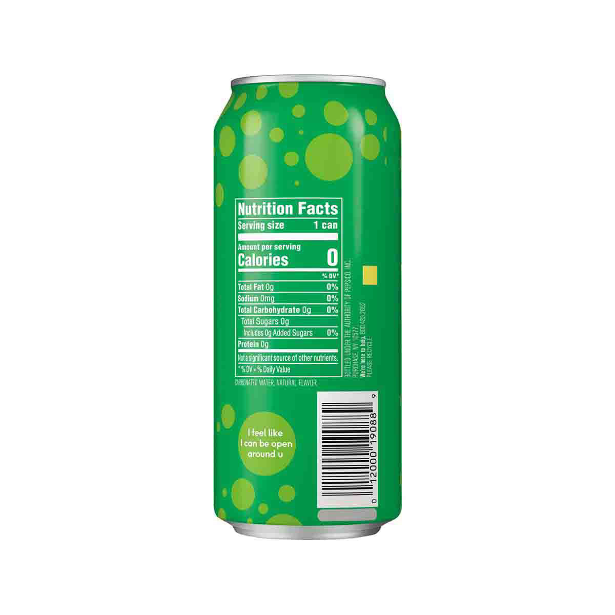 bubly Lime Flavored Sparkling Water, 16 oz. Can