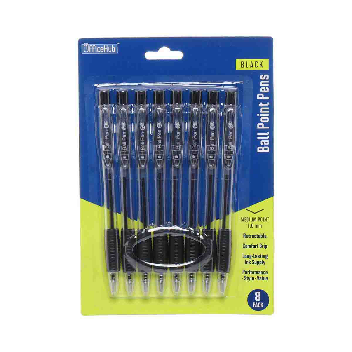 OfficeHub Black Ballpoint Pens | Hamilton Place