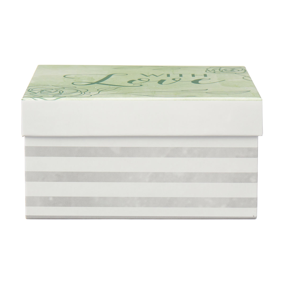 Square Storage Box, 'Love'