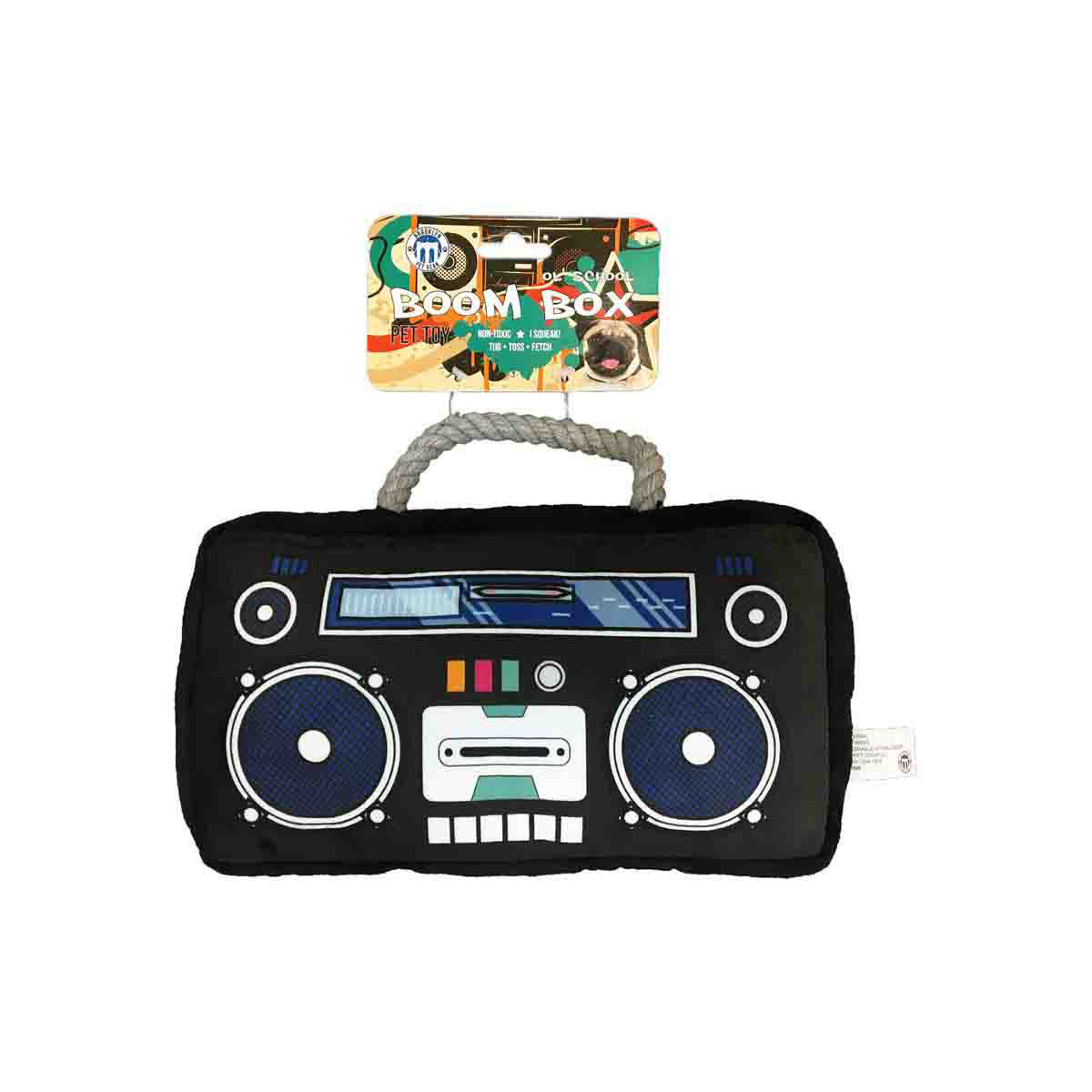 Boom Box Plush Pet Toy