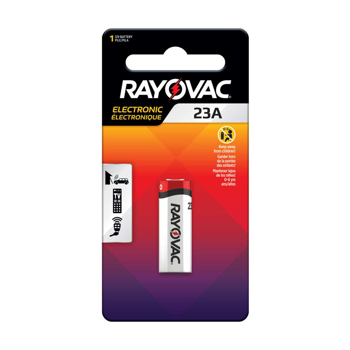 Rayovac Size 23A 12V Electronic Alkaline Batteries, 1 Pack | Hamilton Place