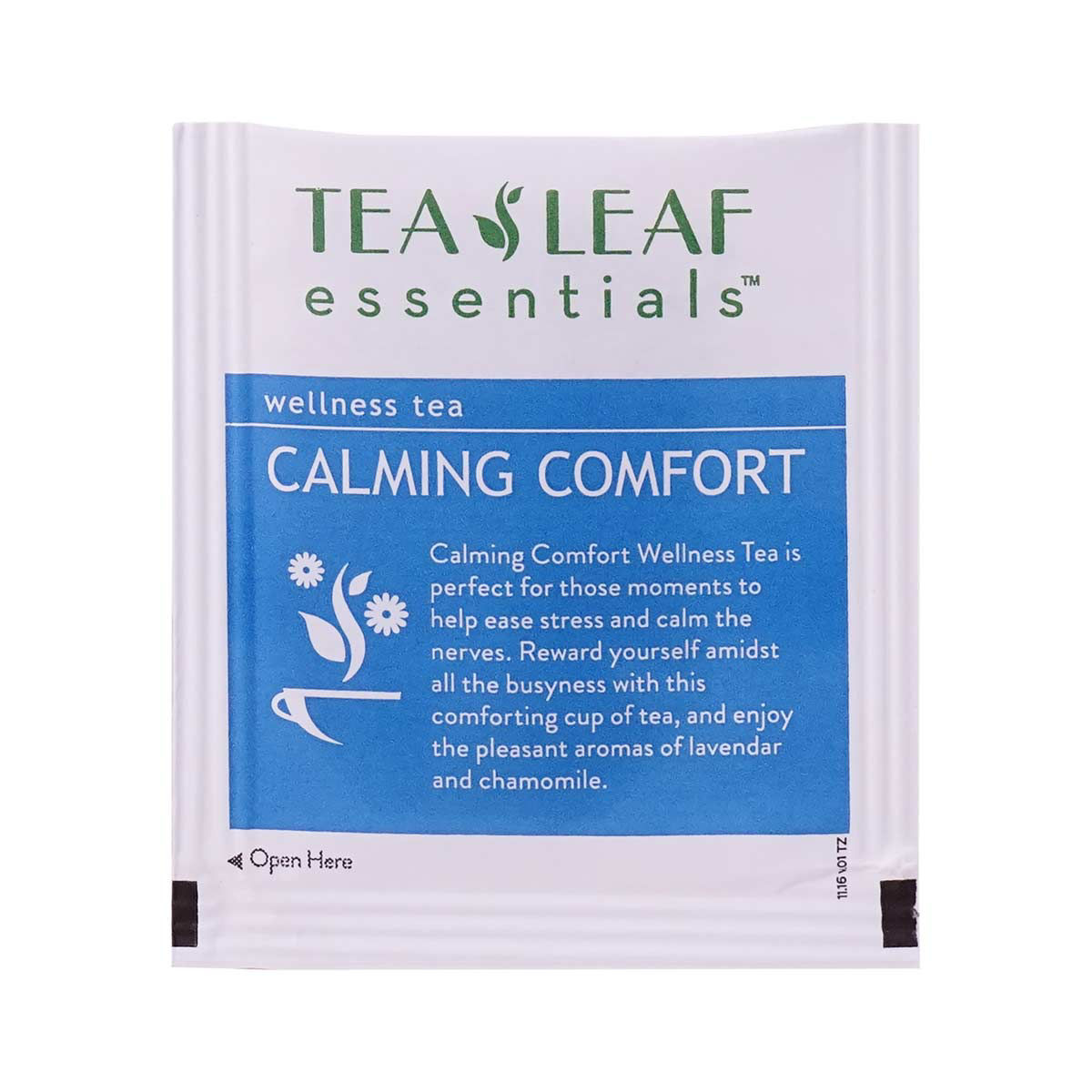 Tea Leaf Essentials Calming Comfort Wellness Tea, 10 Count