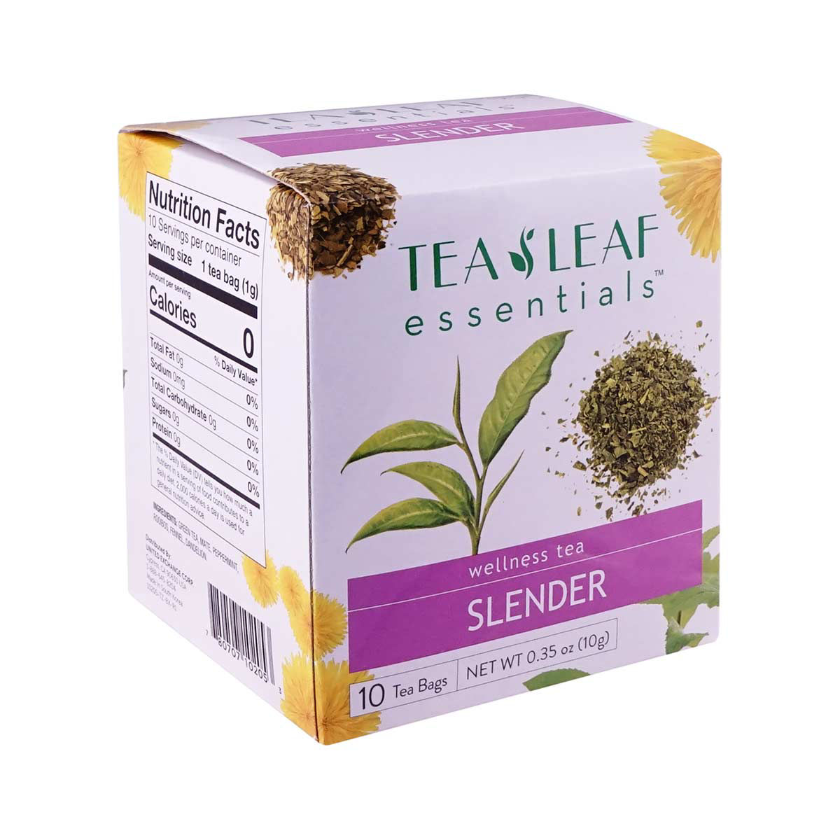 Tea Leaf Essentials Slender Wellness Tea, 10 Count