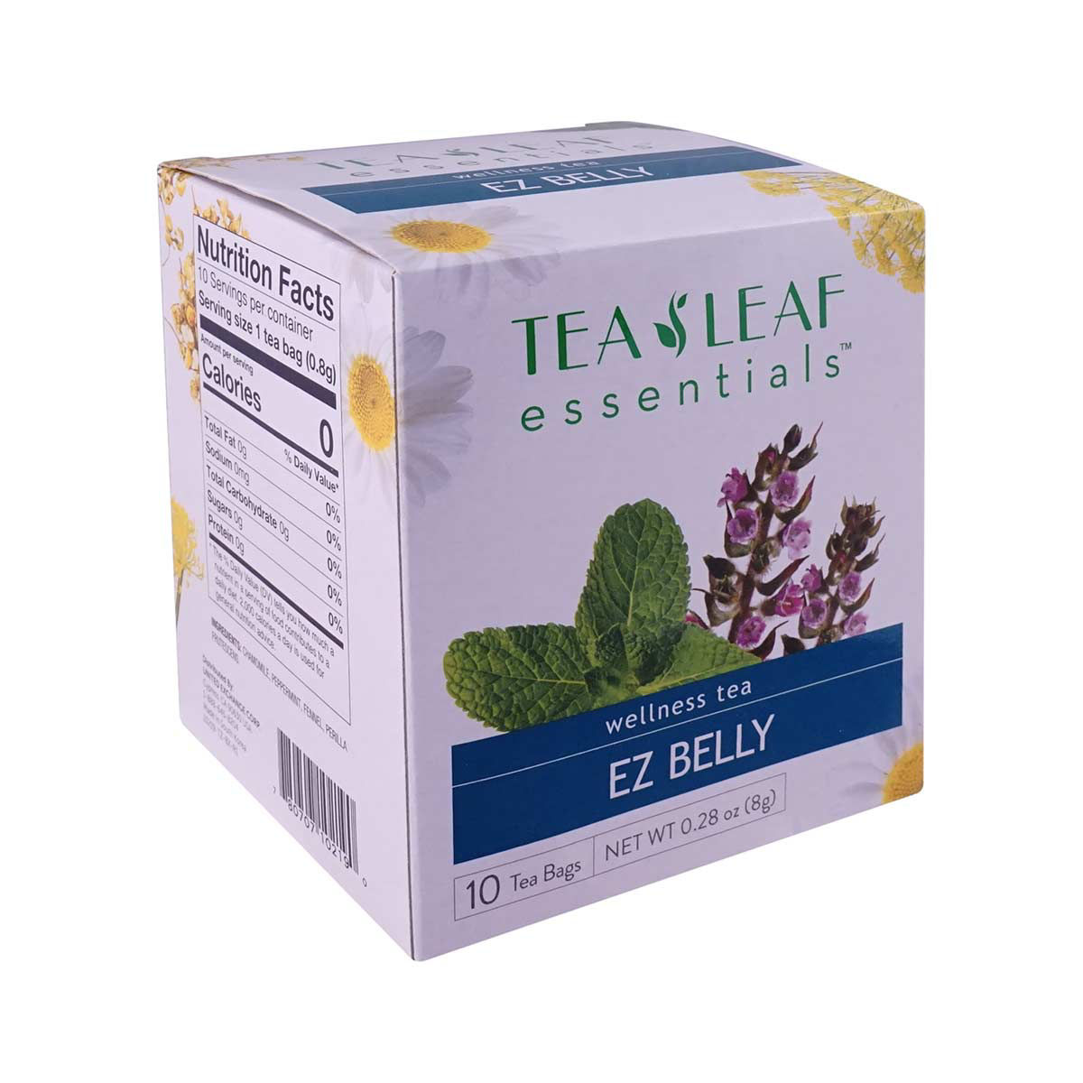 Tea Leaf Essentials EZ Belly Wellness Tea, 10 Count
