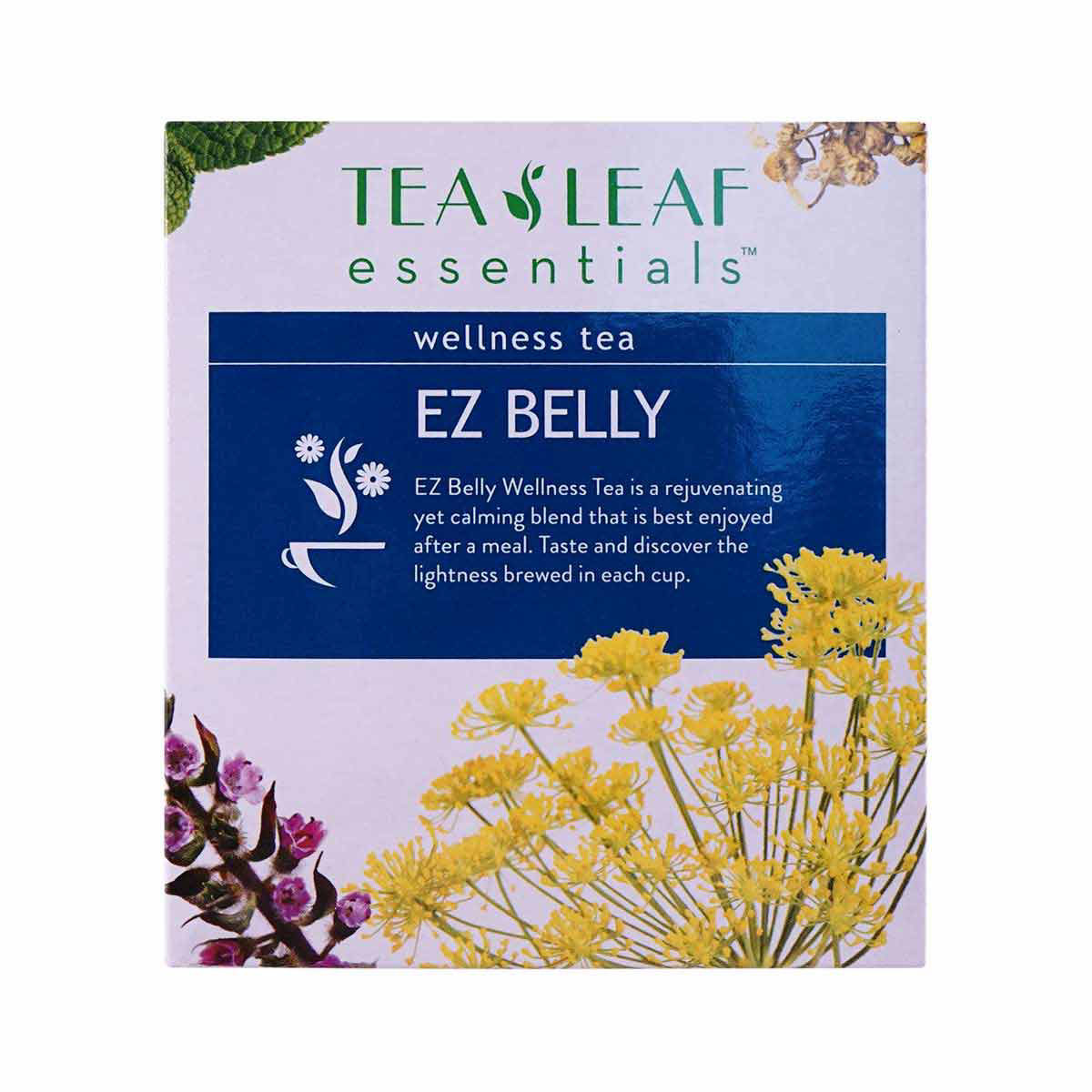 Tea Leaf Essentials EZ Belly Wellness Tea, 10 Count