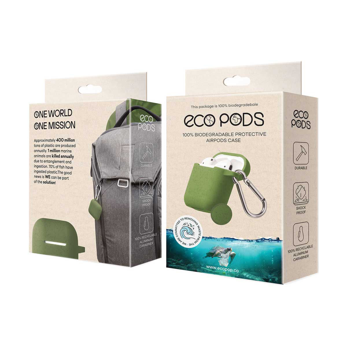 Eco Pods Biodegradable Airpods Case | Hamilton Place