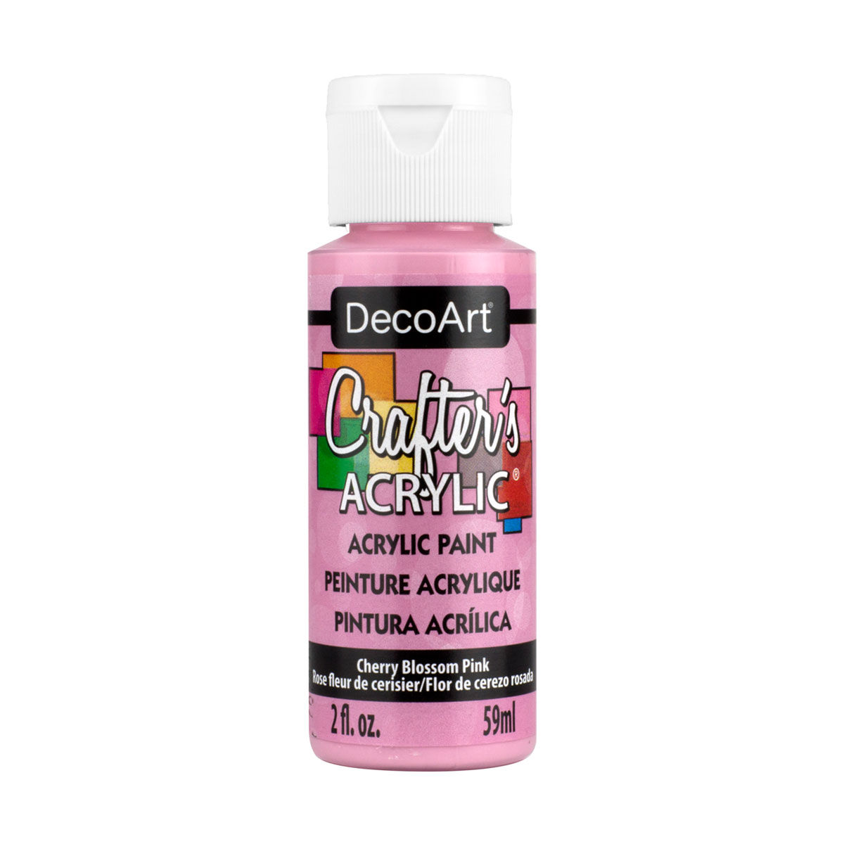 Crafter's Matte Acrylic Paint, 2 oz., Cherry Blossom Pink