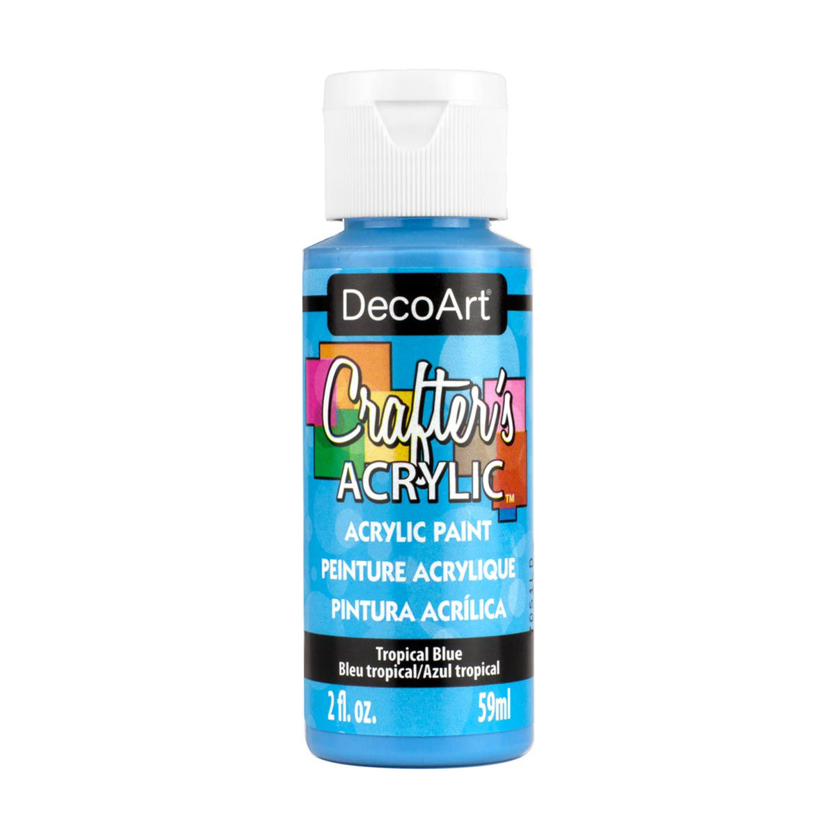Crafter's Matte Acrylic Paint, 2 oz., Tropical Blue