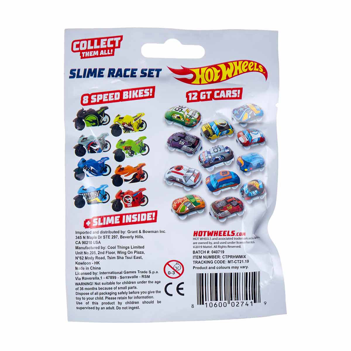 Hot Wheels Slime Race Set Blind Bag