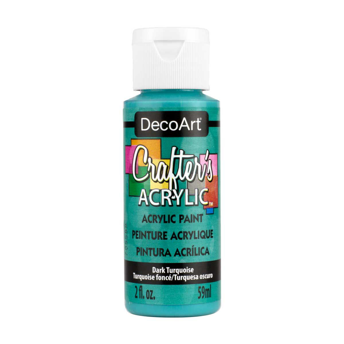 Crafter's Matte Acrylic Paint, 2 oz., Dark Turquoise