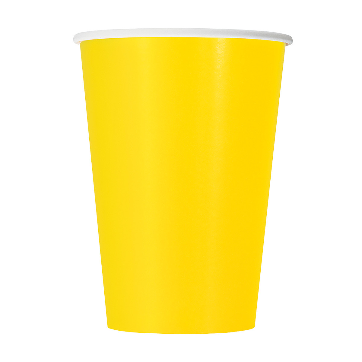 321 Party! Neon Yellow Paper Cups, 12 oz, 10 ct