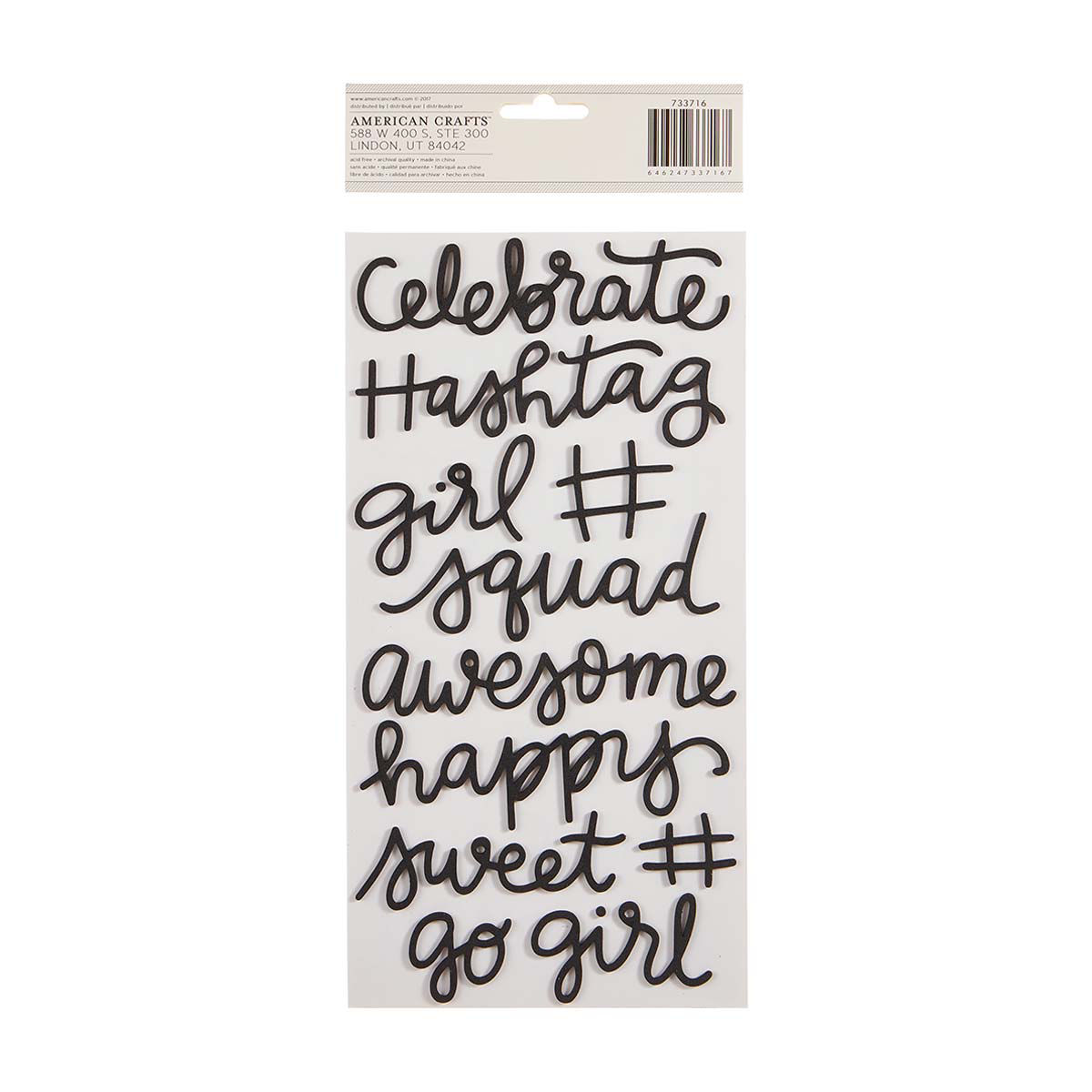 Thicker Stickers, Assorted