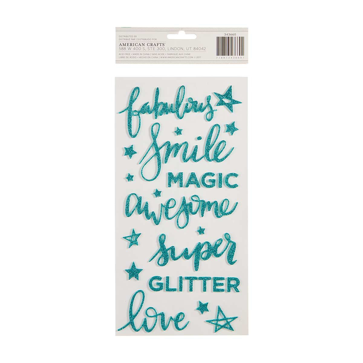 Amercian Crafts Thicker Stickers, Assorted | Hamilton Place