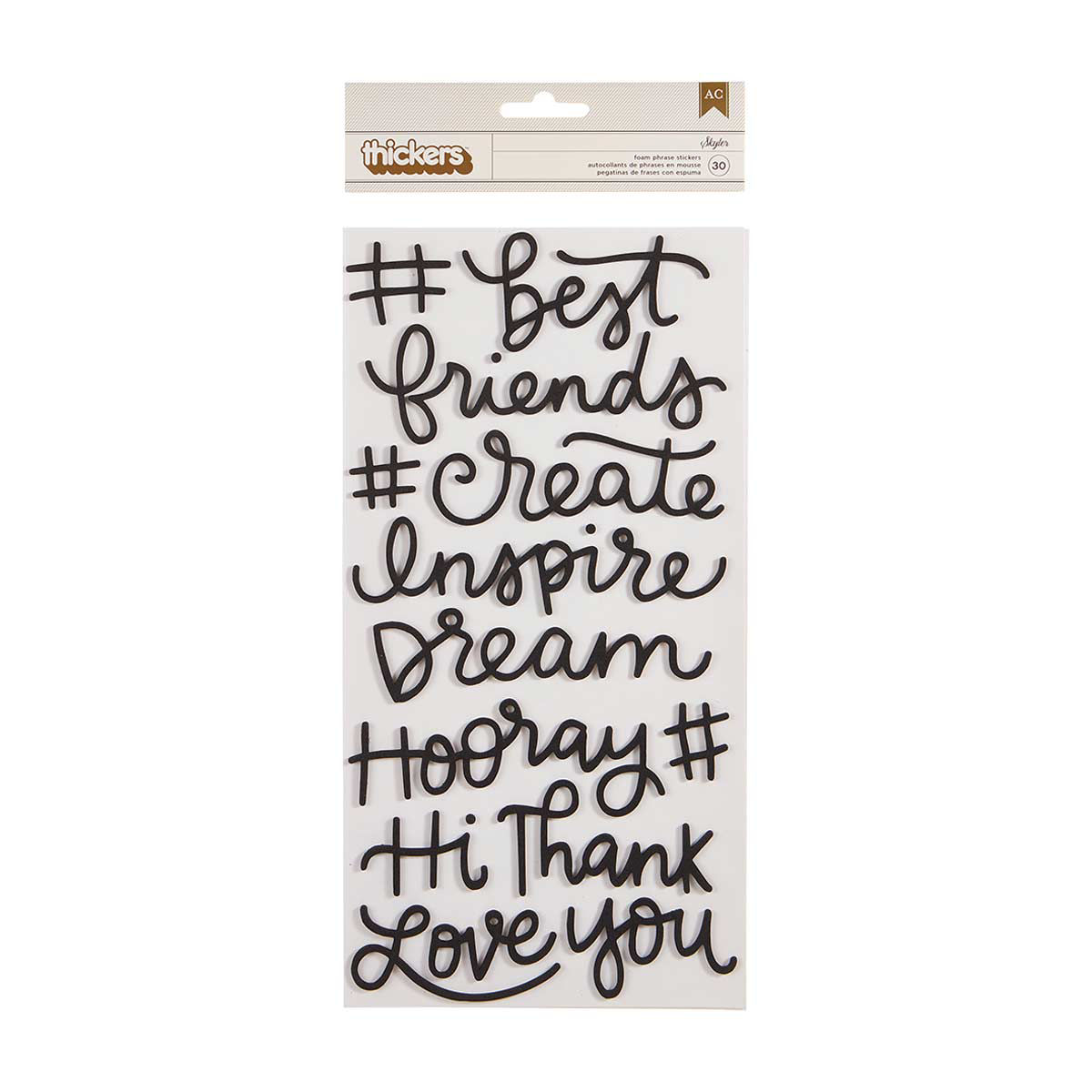 Thicker Stickers, Assorted