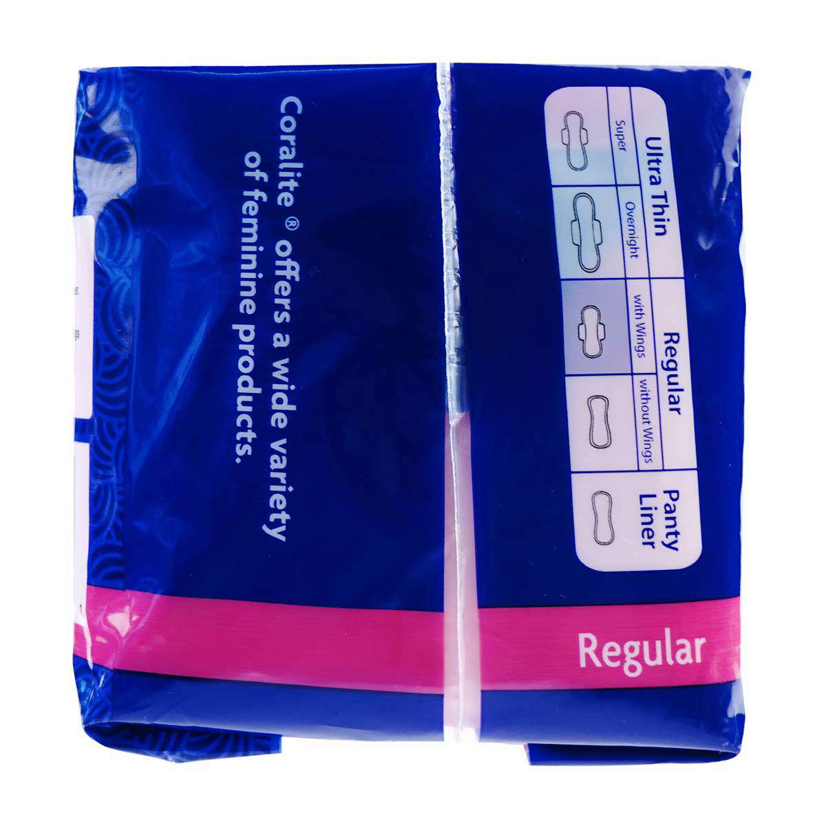 Coralite Maxi Regular Pads w/Wings, 12 Count