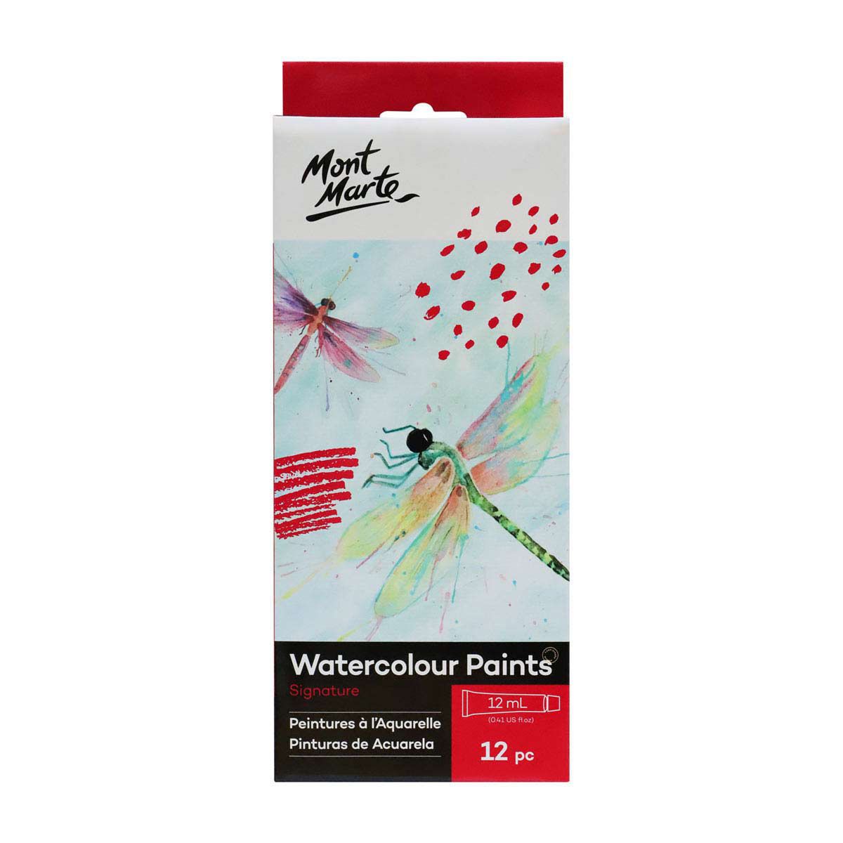 Mont Marte Watercolour Paints 12ml, 12 Pieces | Hamilton Place