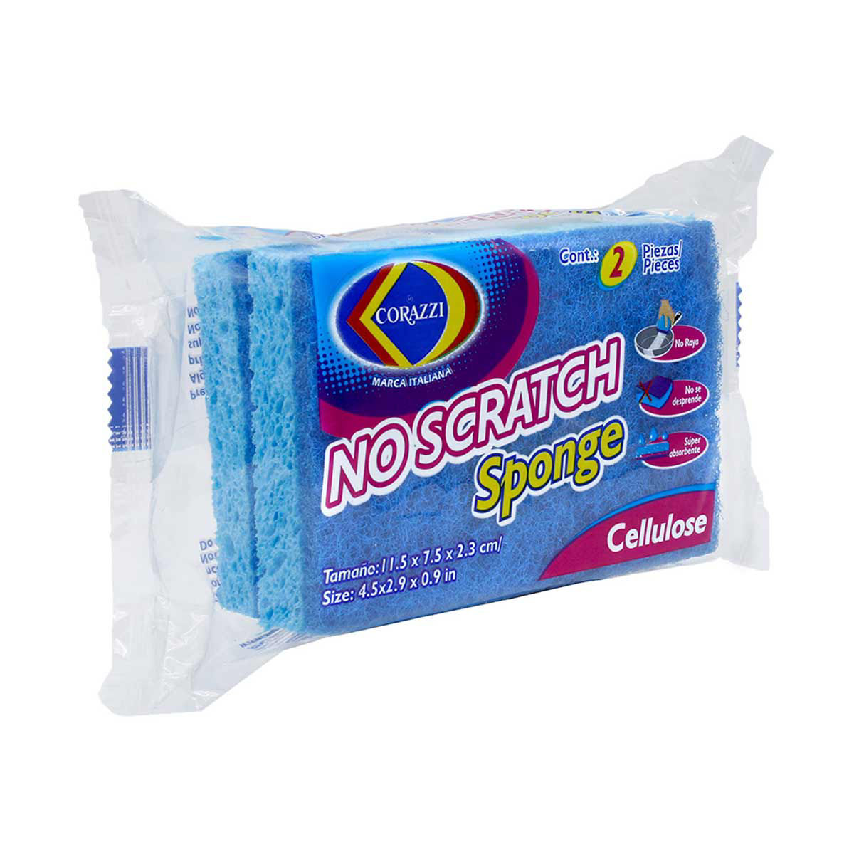 No Scratch Sponges, 2 Pack