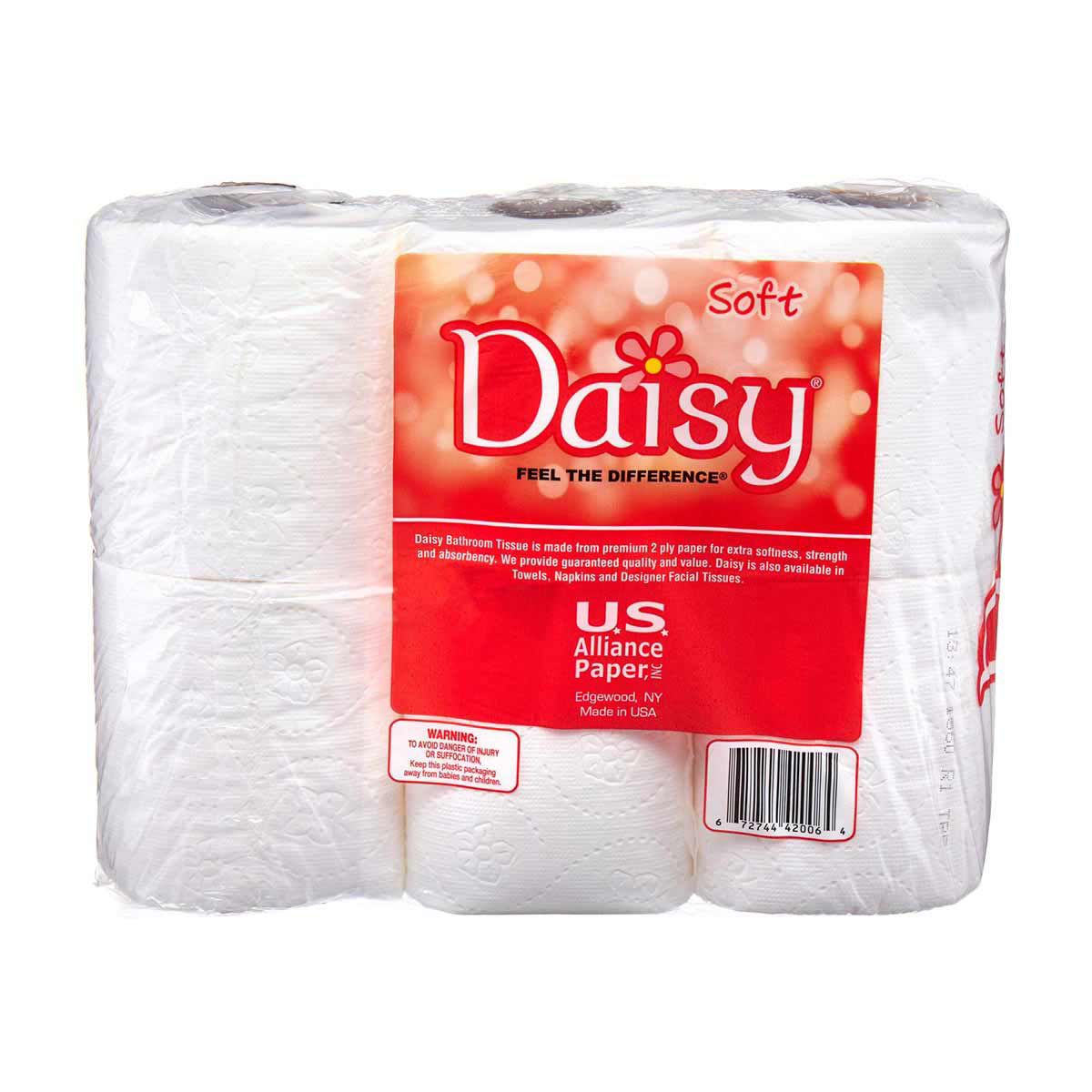 Daisy Soft Bathroom Tissue, 6 Rolls
