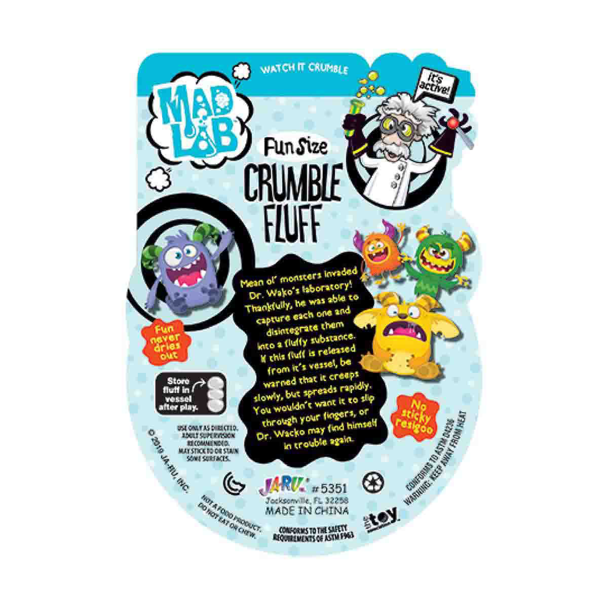 Mad Lab Fun Size Crumble Fluff, 1.06 oz.